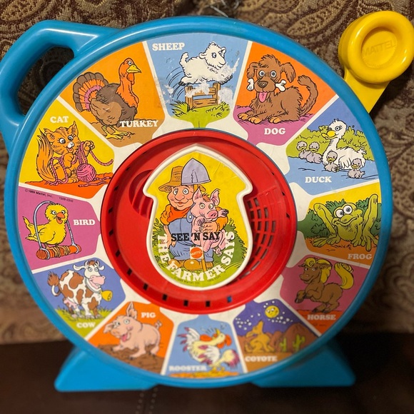 Mattel | Toys | Vintage 989 Mattel The Farmer Says See N Say Animal ...